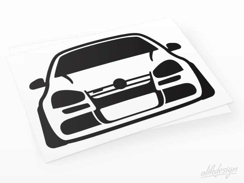Produkt: Auto Silhouette MK5 R32 im Online-Shop - olikdesign